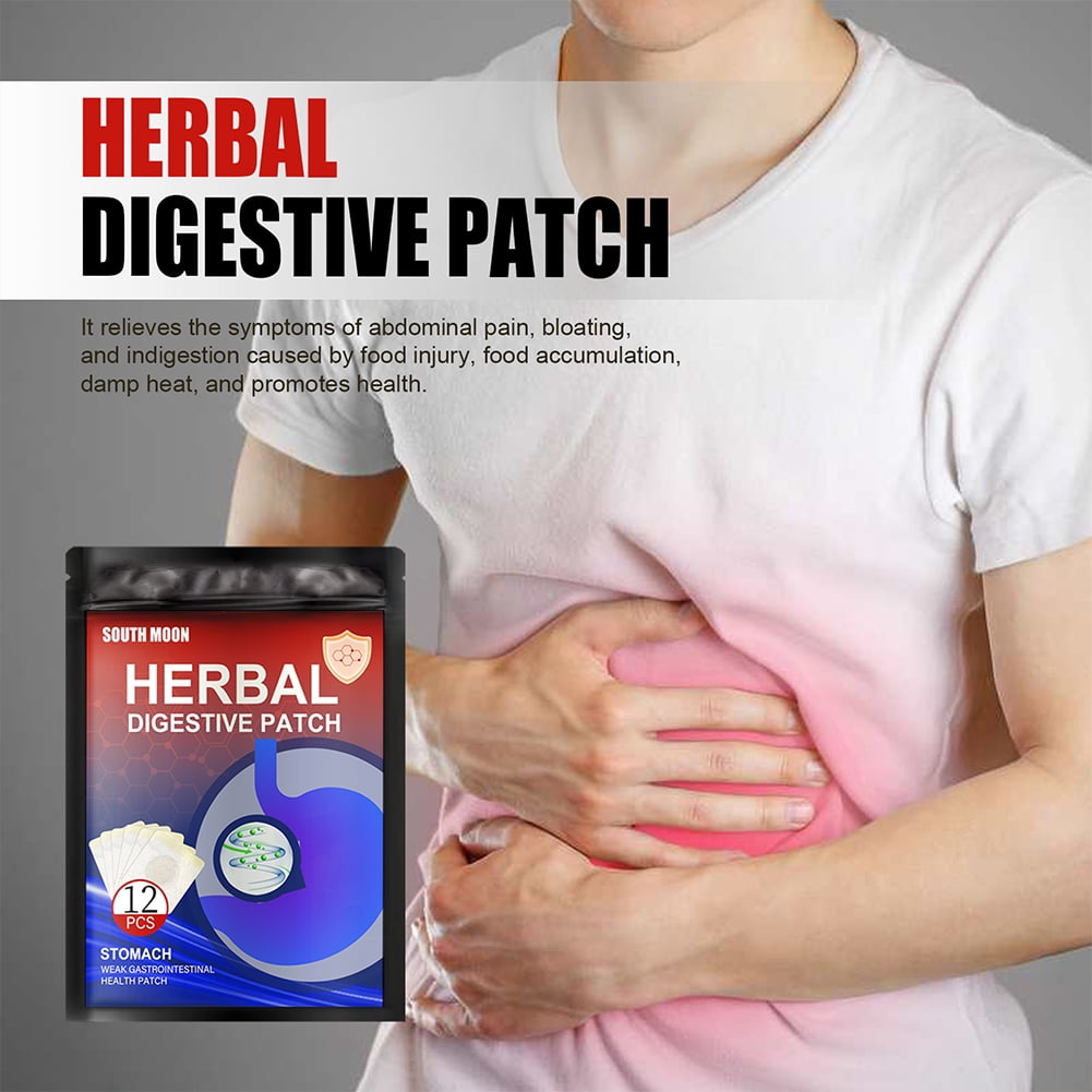 12pcs Digestive Patches Gastric Ulcer Stomach Pain Diarrhea Medical ...