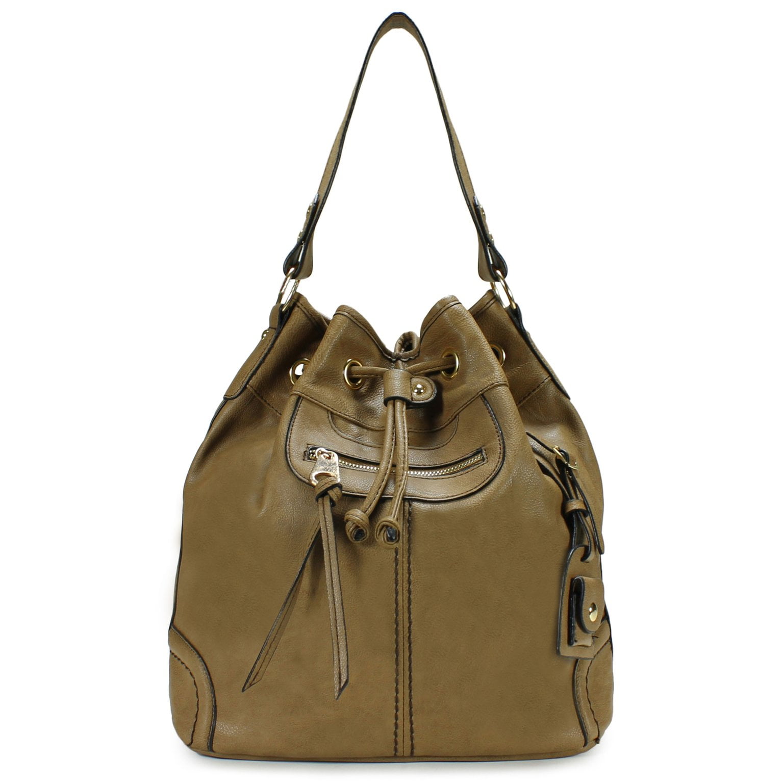 Scarleton Large Bucket Bag, Drawstring Shoulder Bag for Women, H1078 ...