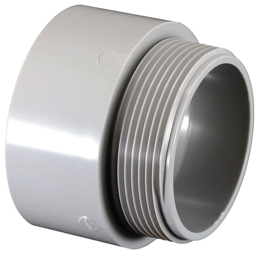 Cantex, Inc. 5140111, 3-1/2"", PVC, Male, Conduit Terminal Adapter , 1 ...