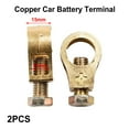 Copper Car Battery Terminal Wire Cable Clamp Top Post Terminal Positive ...