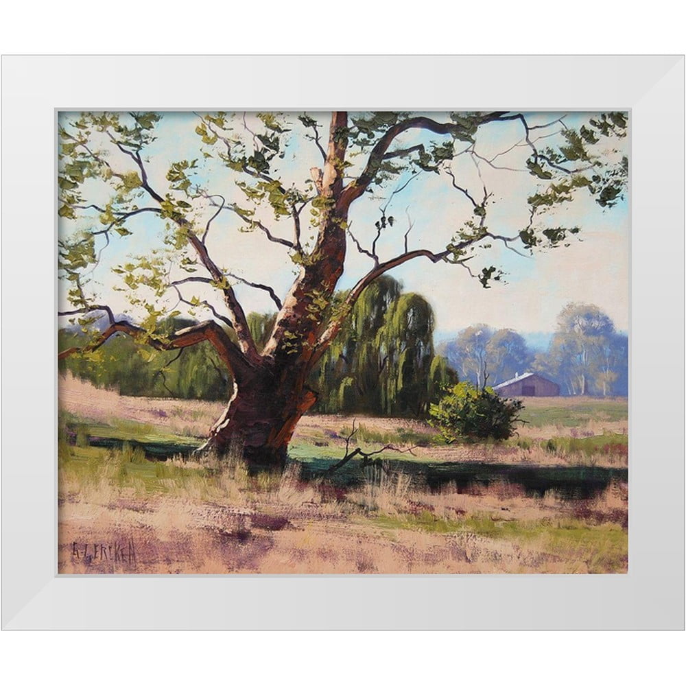 Gercken, Graham 14x12 White Modern Wood Framed Museum Art Print Titled ...