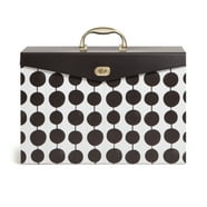 U Brands Modern Noir 19 Pocket, Expanding Letter Size File Folder ...