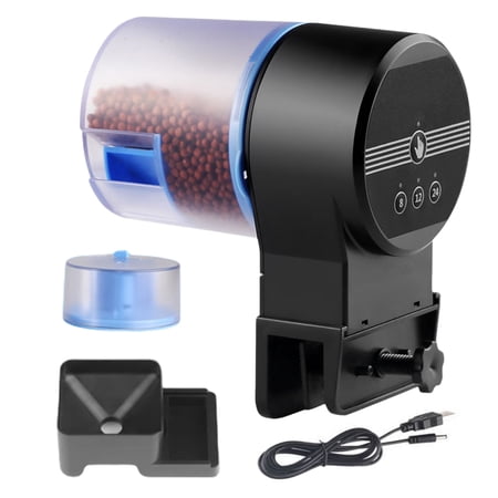fastboy Mounted Fish Food Dispenser Automatic Adjustable DIY Aquatic ...