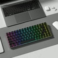 COSTOM 123 Keycaps, PBT Shine Through, Minimalist White Side Print ...