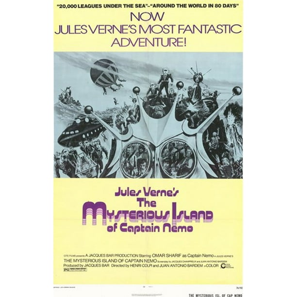 The Mysterious Island of Captain Nemo Movie Poster (11 x 17) - Walmart.ca
