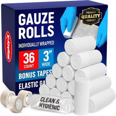 Kerlix Soft Surgical Fluff Bandage Roll Gauze 6-Ply Sterile 4.5 Inch X ...