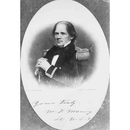 Matthew Fontaine Maury /N(1806-1873). American Naval Officer And ...
