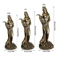 NEXAVKPR Elegant Greek Wealth Goddess Statue Resins Figurine Enhancing ...