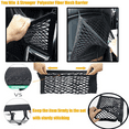 Car Storage Net Bag Between Seats Car Divider Pet Barrier Stretchable ...