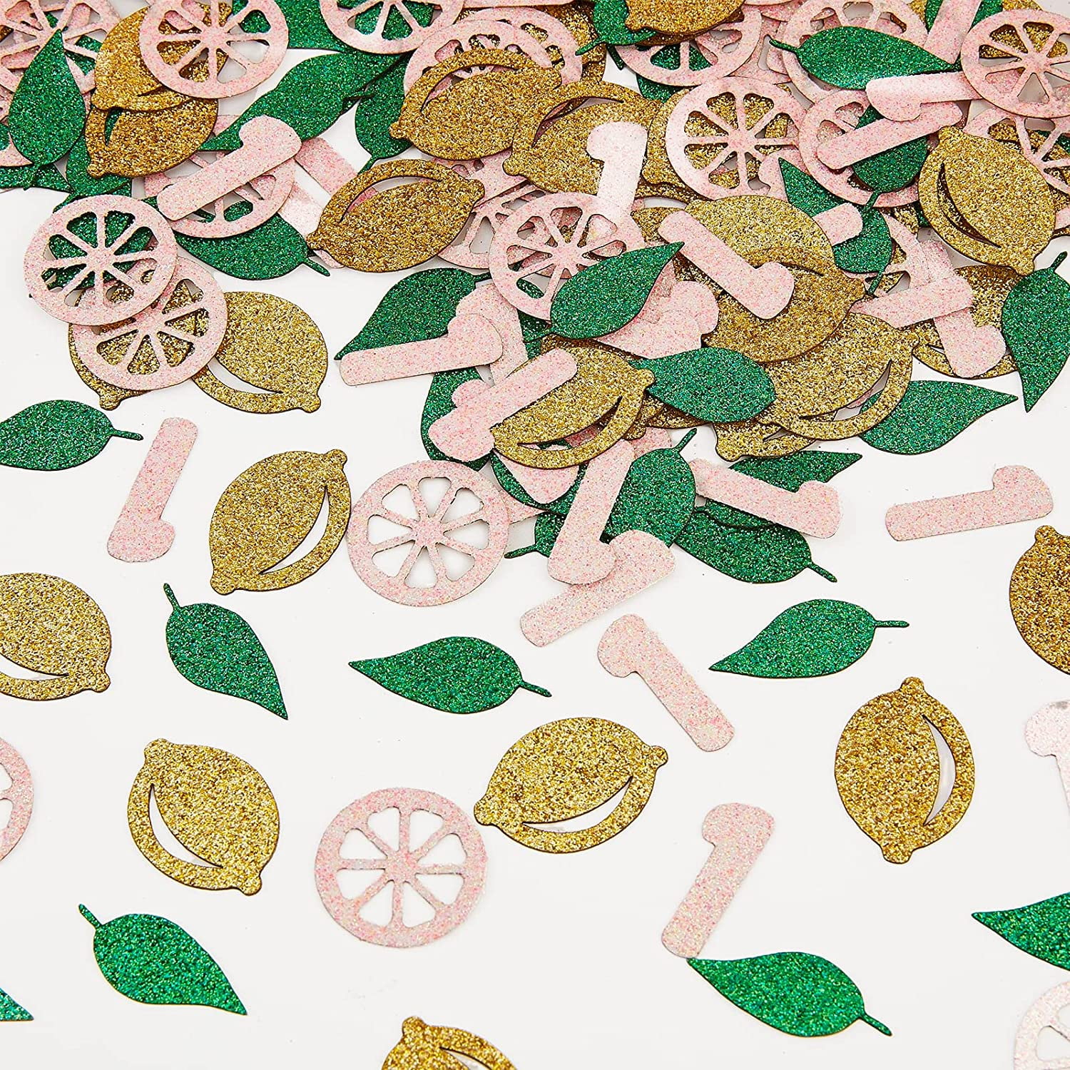 200pcs Lemon Theme Confetti for Lemon 1st Birthday Party Decorations ...