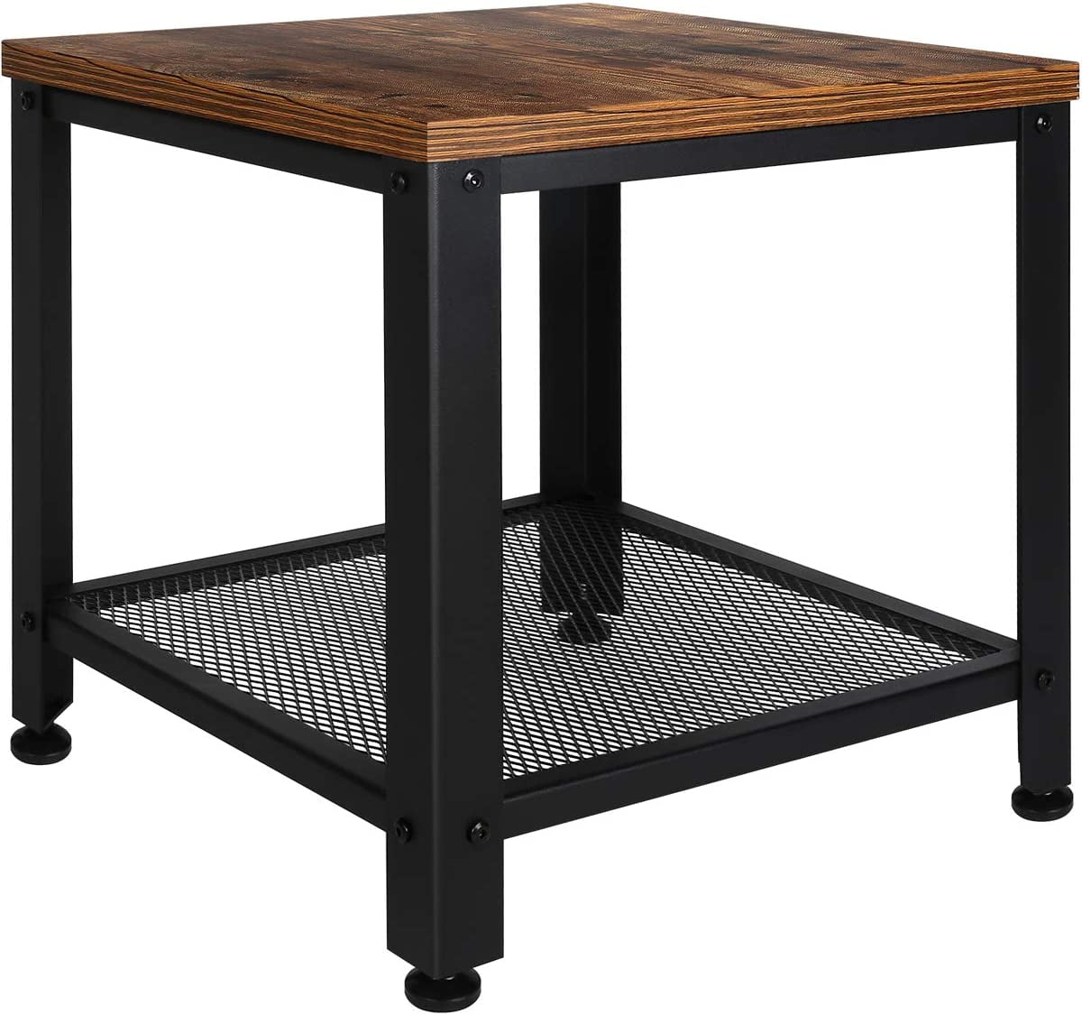 End Table 2 Tier Side Table with Storage Shelf Small Tables Living Room ...