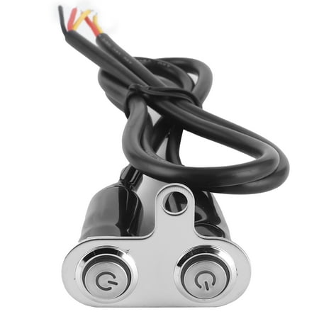 Khall Push Button, 12V Stainless Steel 12v Switch, Motorcycle Light ...