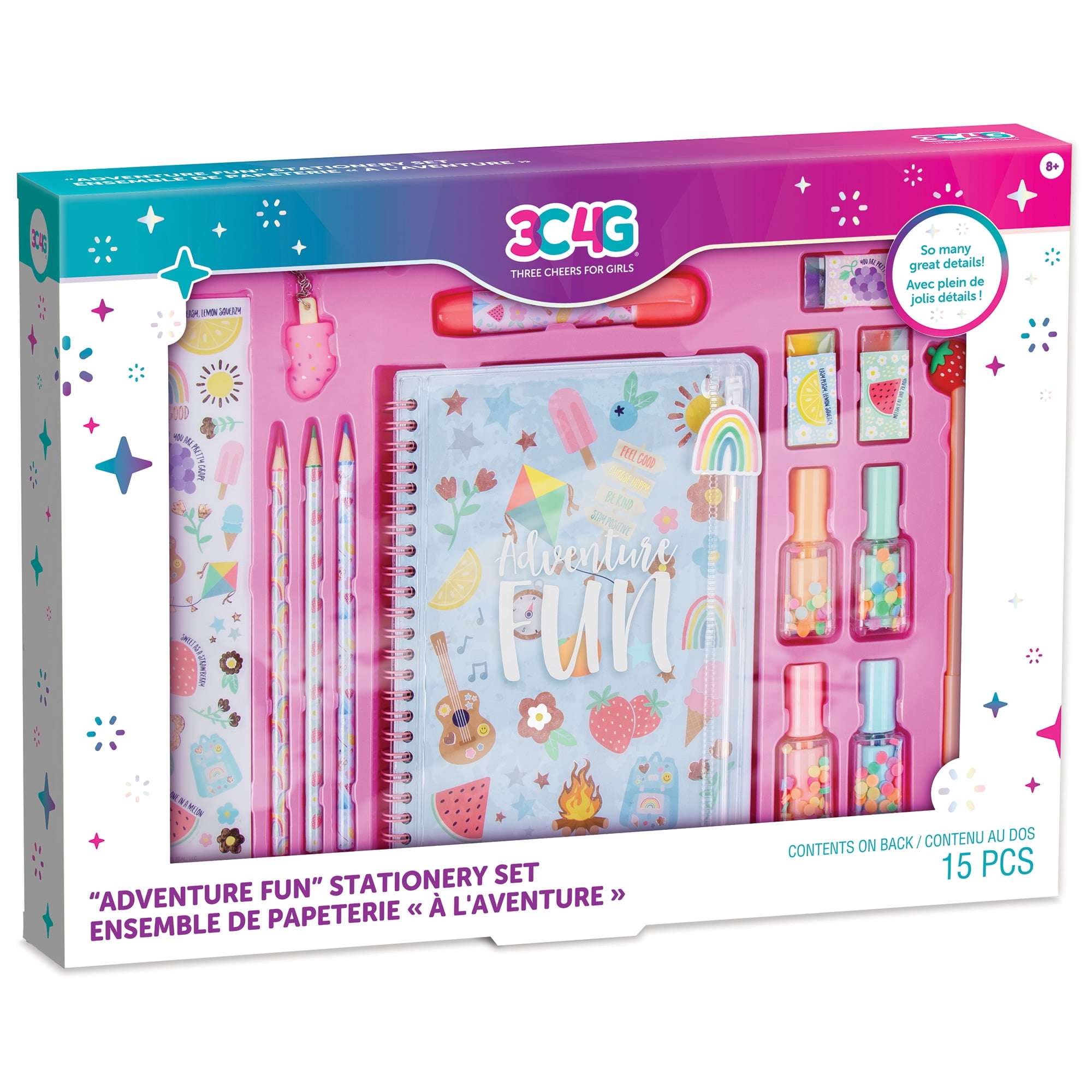 Three Cheers For Girls: Adventure Fun: 15 Piece Stationery Set - Fun-To ...