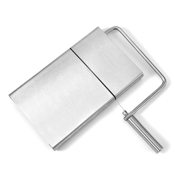 Stainless Steel Cheese Slicer with 5 Replacement-Wires Cheese Cutter ...
