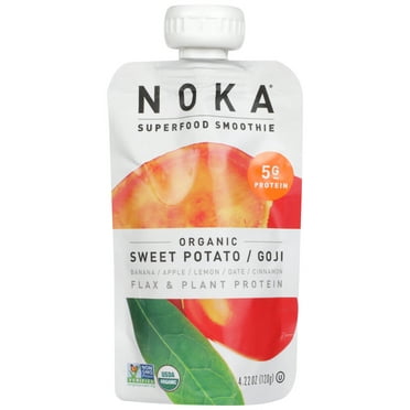 Noka Superfood Smoothie, Organic Strawberry Pineapple, 4.22 oz ...