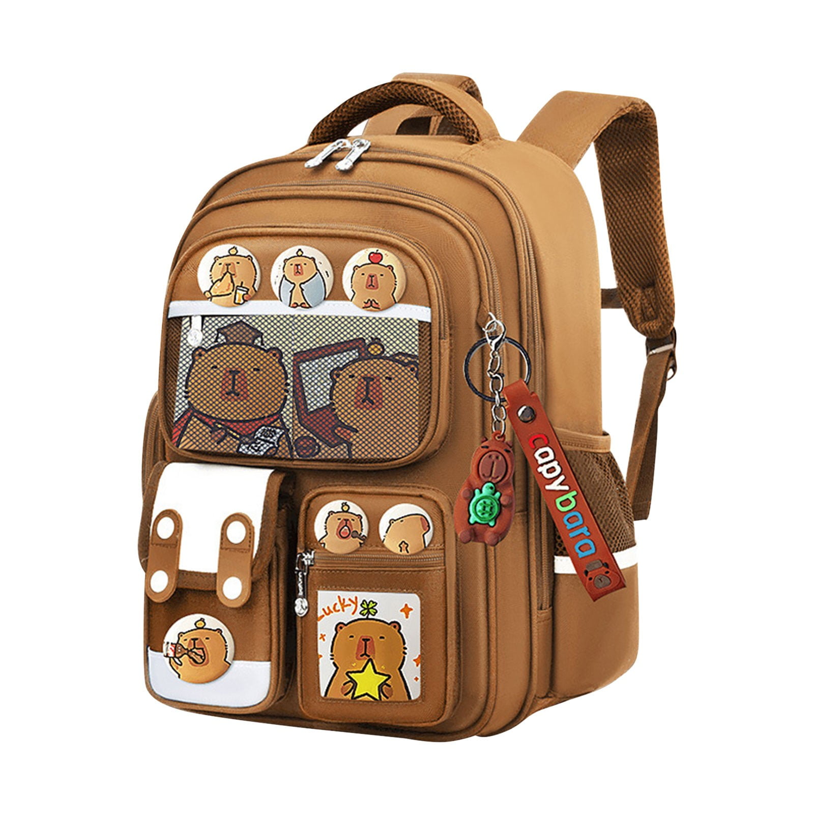 Click here for Northfolk Capybara Cute Backpack With Plush Pendan... prices