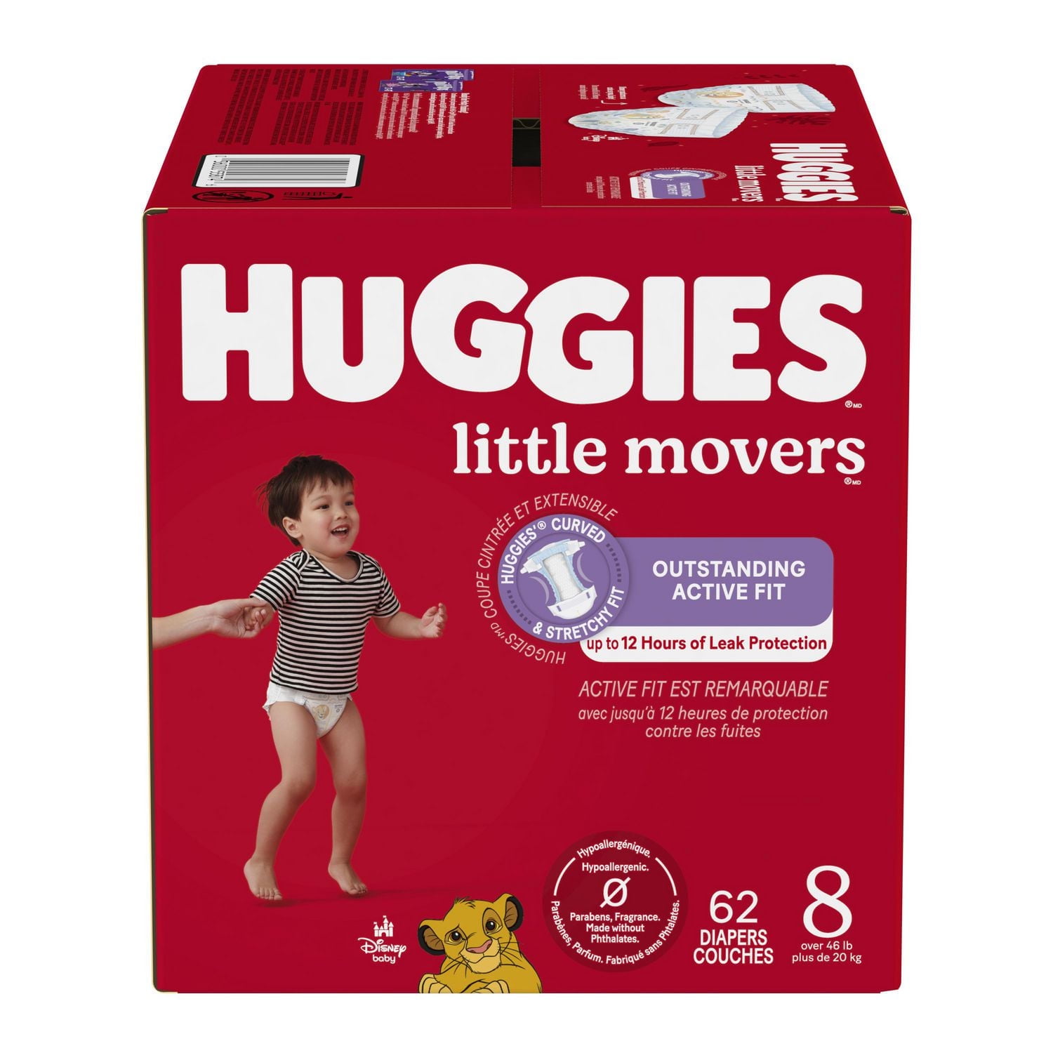 Huggies Little Movers Baby Diapers, Mega colossal, Size 8 - Walmart.ca