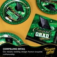 Green Graduation Backdrop - Green Graduation Party Supplies - Walmart.com