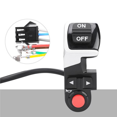 3 in 1 Combination Bike Turning Light Switch; Front Ebike Turning Light Lamp Horn Turning Light ...