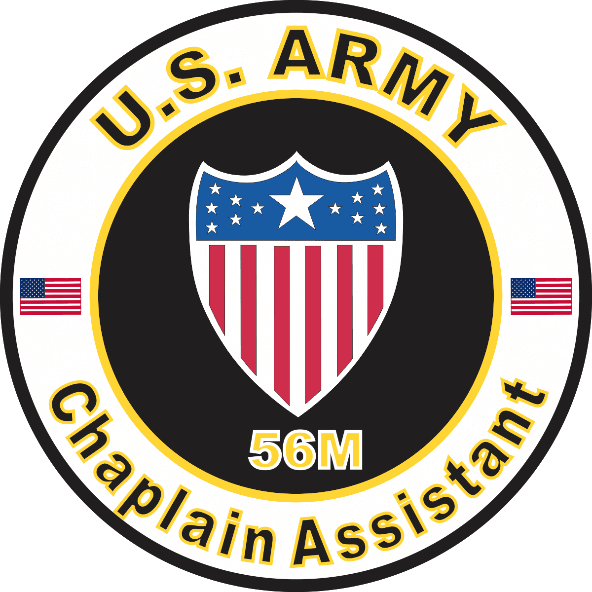 3.8 Inch U.S. Army MOS 56M Chaplain Assistant - Walmart.com