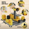 Dan&Darci 4-in-1 Woodworking Station for Kids - DIY Creative STEM ... Dan&Darci 4-in-1 Woodworking Station for Kids - DIY Creative STEM ...