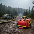 JWQFBC Wound Care Bag Waterproof Emergency Medical Bag Large Capacity ...