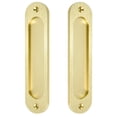 2Pcs Modern Door Pull Handles Zinc Alloy Wardrobe Sliding Door Embedded ...