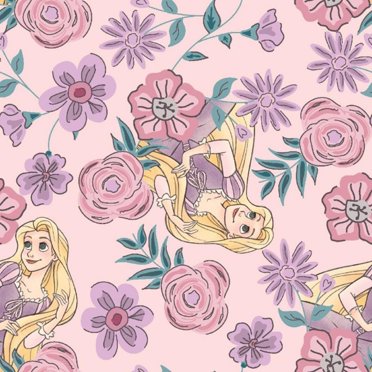 Disney Forever Princess Rapunzel Wreaths in Light Purple Fabric by The ...