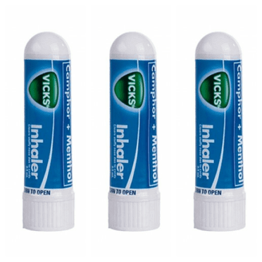 Vicks VapoInhaler, Portable Nasal Inhaler, Menthol Scent for Adults (4 ...