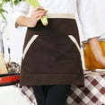 Hesroicy Cooking Apron Soft with Tether Household Short Waist Apron for ...