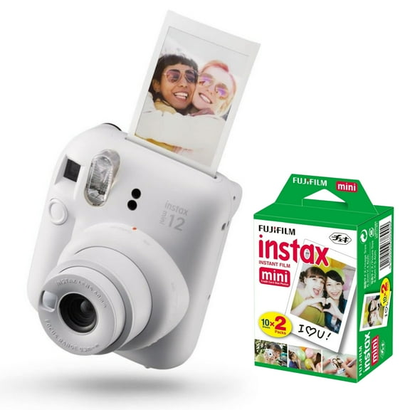FUJIFILM INSTAX MINI 12 Instant Film Camera (Mint Green) + Fuji Instax ...