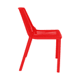 LeisureMod Acken Mid-Century Modern Plastic Dining Chair, Stackable ...