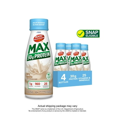 Equate Original Nutritional Shake, Chocolate, 8 fl oz, 6 Count ...