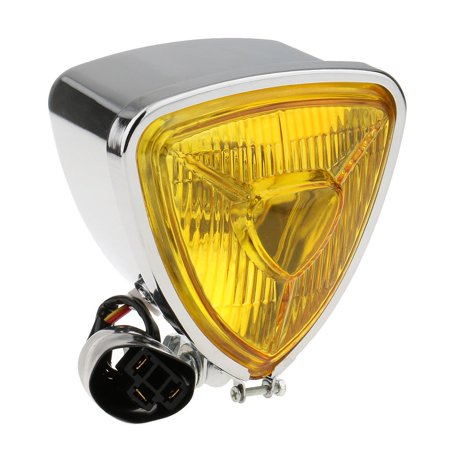 Retro Motorcycle Triangle Headlight Motorcycle Headlight with for ...