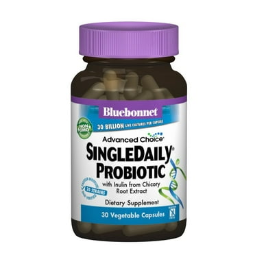 Bluebonnet Advanced Choice Single Daily Probiotic, 10 Billion Cfu, 30 ...