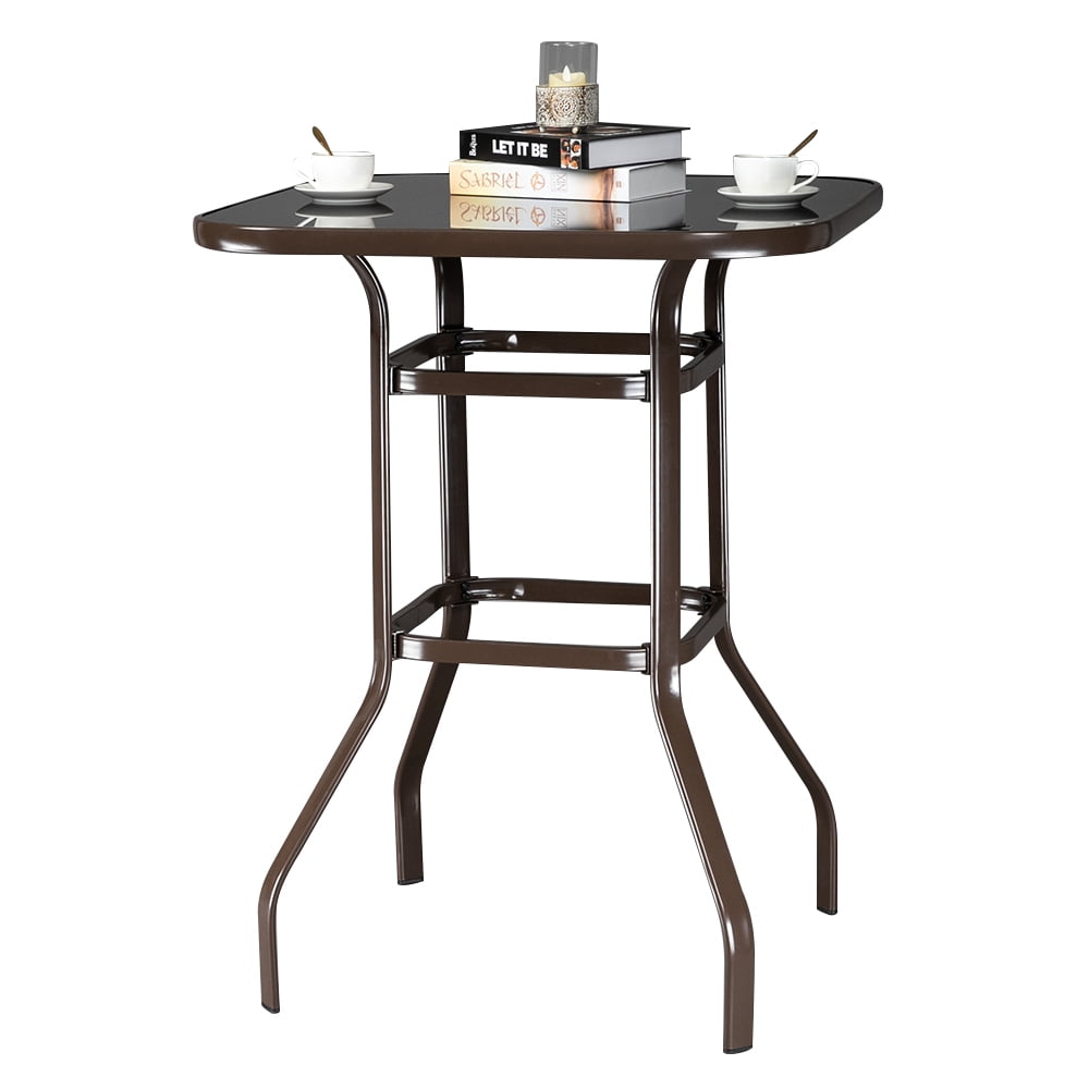 31 5 Outdoor Bistro Table Square Steel Frame High Top Bar Table All 31-5-outdoor-bistro-table-square-steel-frame-high-top-bar-table-all