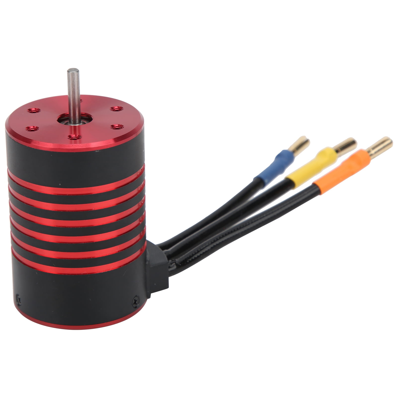 Ccdes 3650 3100KV Brushless Motor Metal RC Motor Replacement for 1/10 RC Car Black Red,3100KV ...