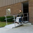 Silver Spring Portable Handicap Mobility Aluminum Wheelchair Access ...