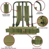 Rothco Tactical Military Backpack Alice Pack Frame with Shoulder Straps ...