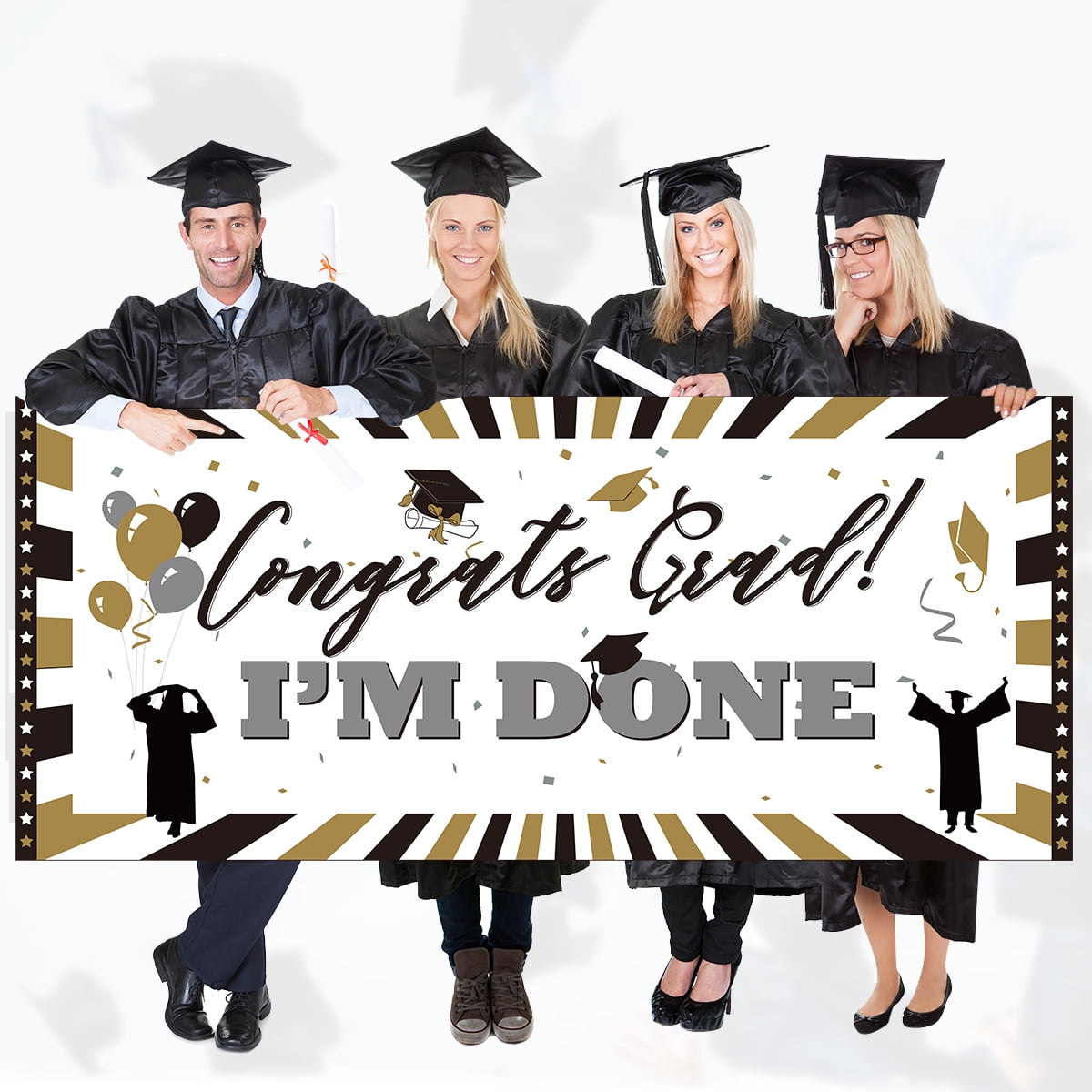 Graduation Season Party Background Decoration Banner Photo Booth Prop graduation-season-party-background-decoration-banner-photo-booth-prop