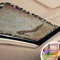 Leopard Print Privacy Window Film, Decorative Stained Glass Window Film ...