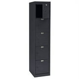 Sandusky Lee 5-Tier Welded Storage Locker - Black Steel 66H - Walmart.com