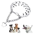 Detachable Stimulating Dog Training Chain Collar,Adjustable Metal Pet ...