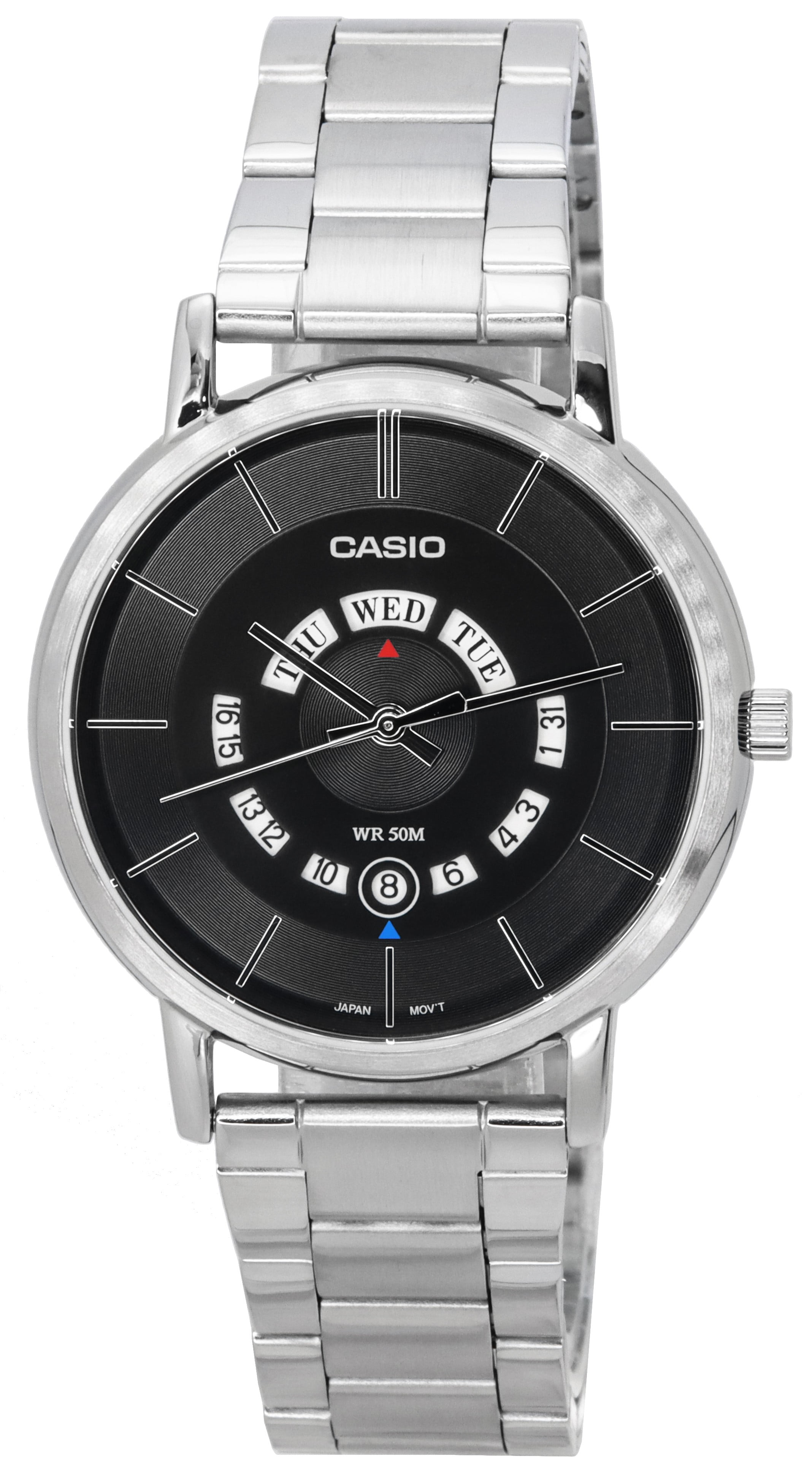 Casio Standard Analog Stainless Steel Black Dial Quartz Mtp B135d 1a Mtpb135d 1 Mens Watch