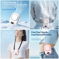 Small Desktop Fan With Adjustable Waist Strap Or Neck And 120 Degree ...