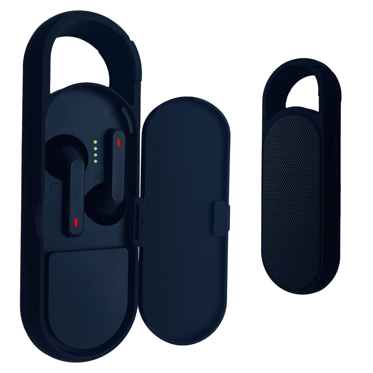 Zunammy 2 in 1 True Wireless Earbuds with Bluetooth Speaker - Black ...