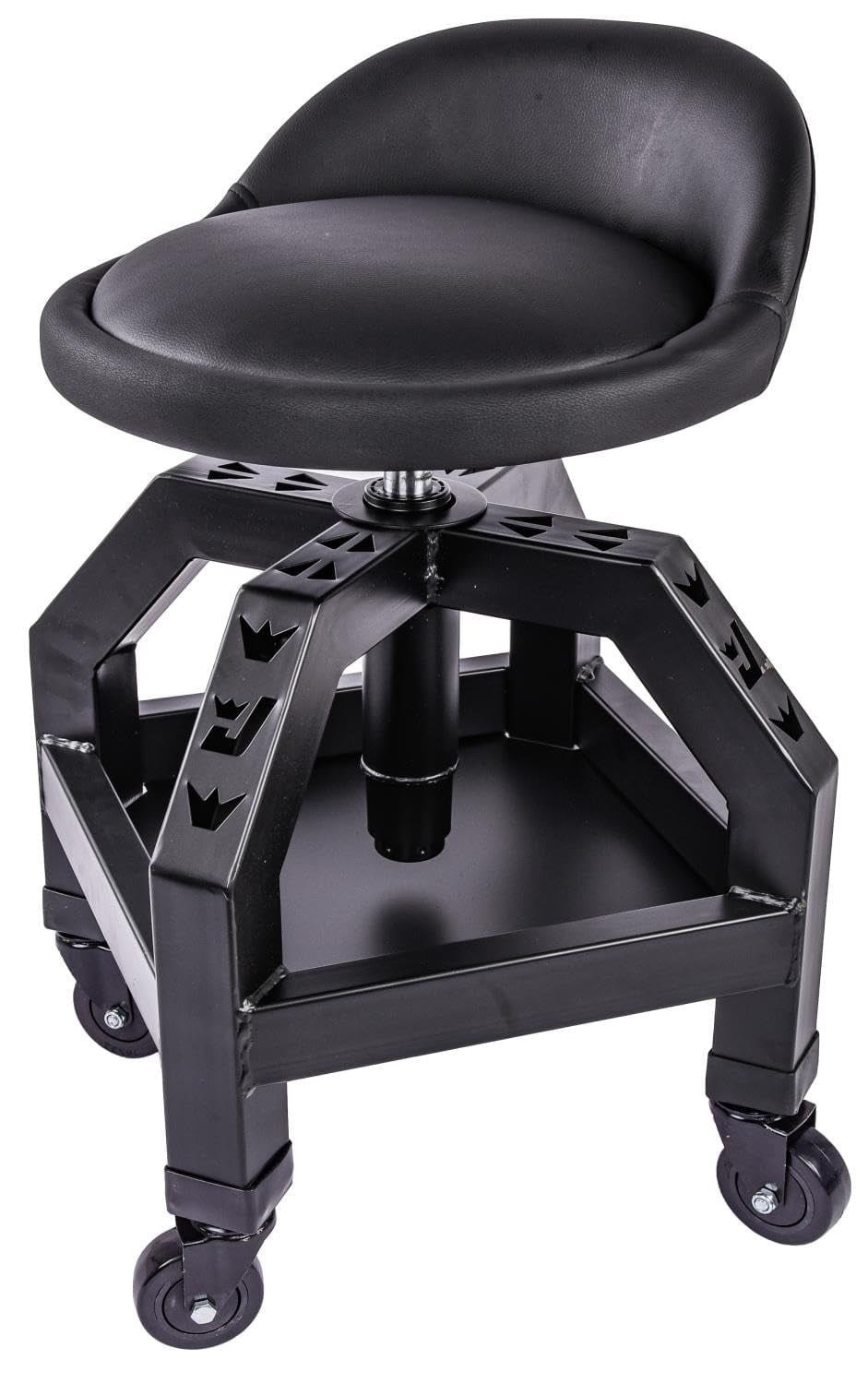 JEGS Heavy-Duty Swivel Shop Stool | 330 lb. Capacity | Steel Frame ...