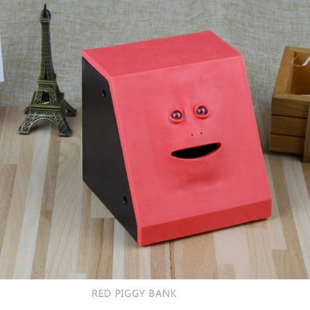 Money Eating Face Box Cute Facebank Piggy Coins Bank Funny Money Coin ...