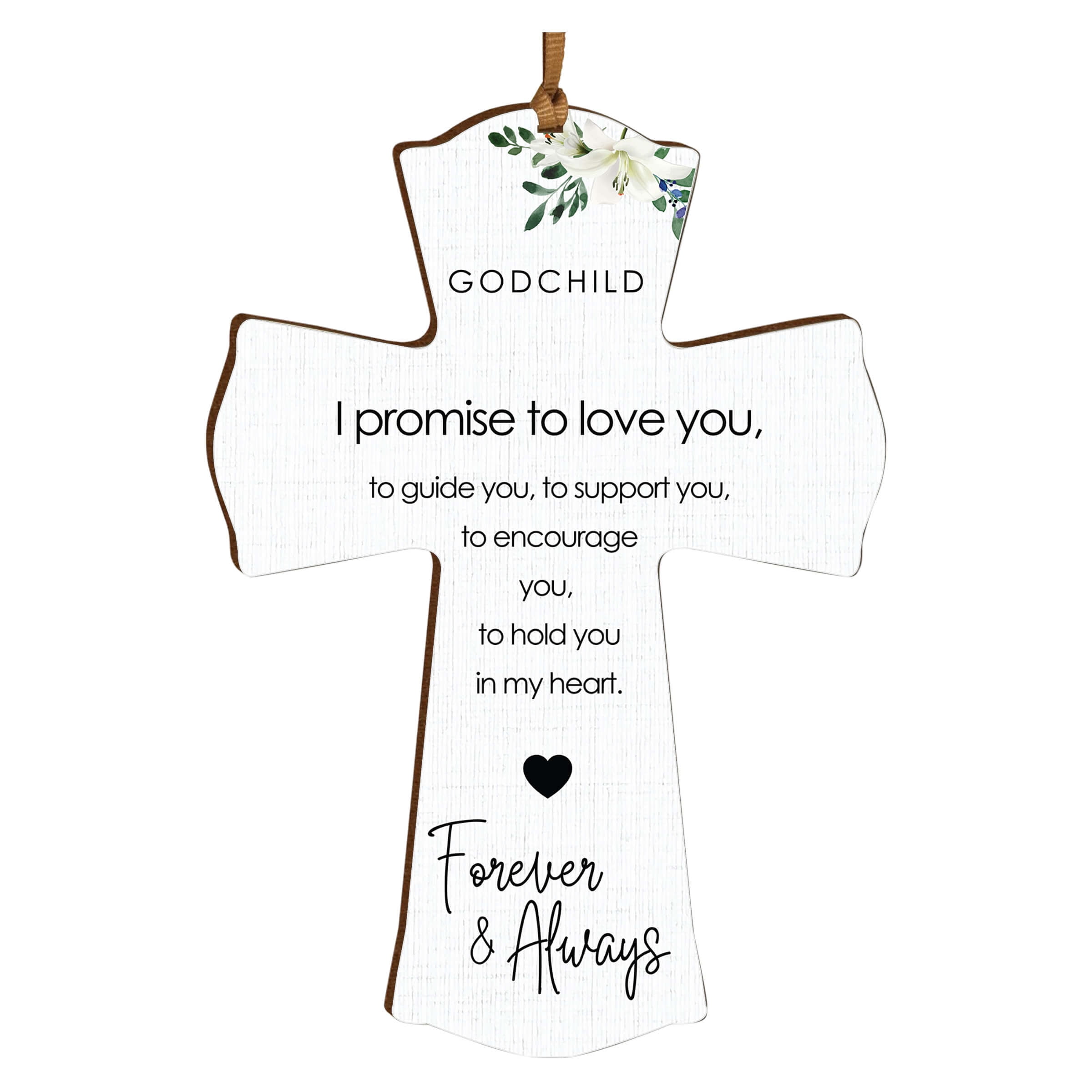 Lifesong Milestones Wooden Mini Cross Hanging Art Signs House Decor ...
