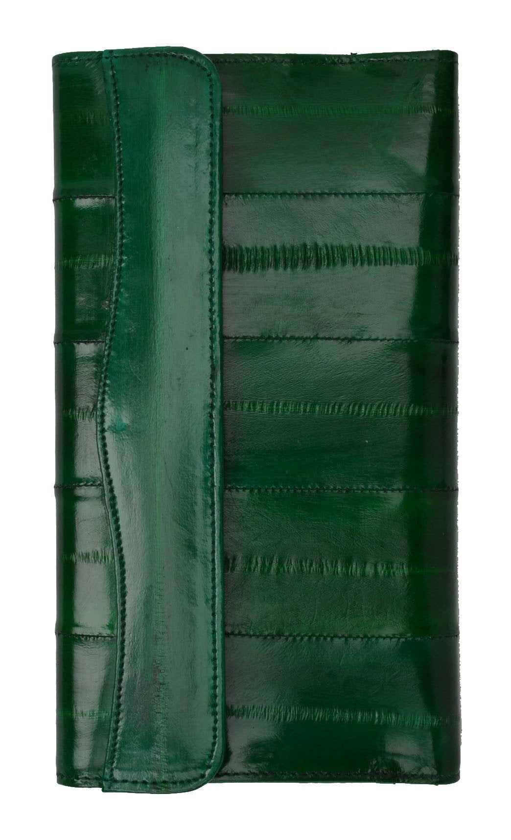 Womens Eel Skin Leather Deluxe Checkbook Wallet E 2575 - Walmart.com